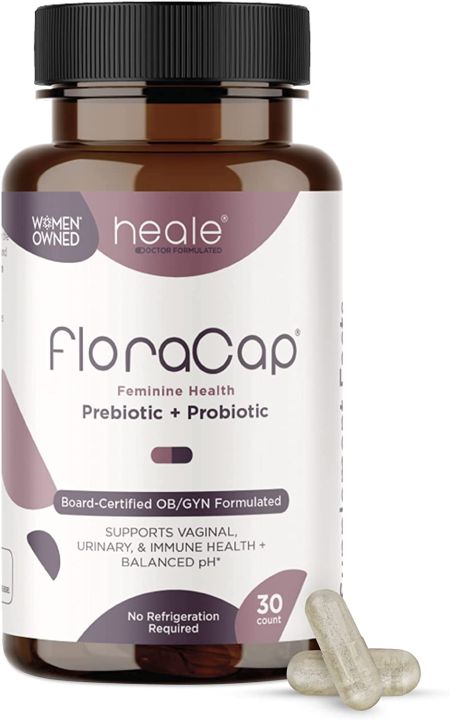 Heale Flora Cap Feminine Health Prebiotic + Probiotic Reduce Odor ...