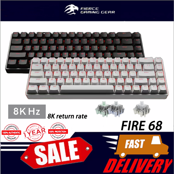 MADCATZ Fire68 Esports Magnetic Axis Keyboard With Streamlined ...