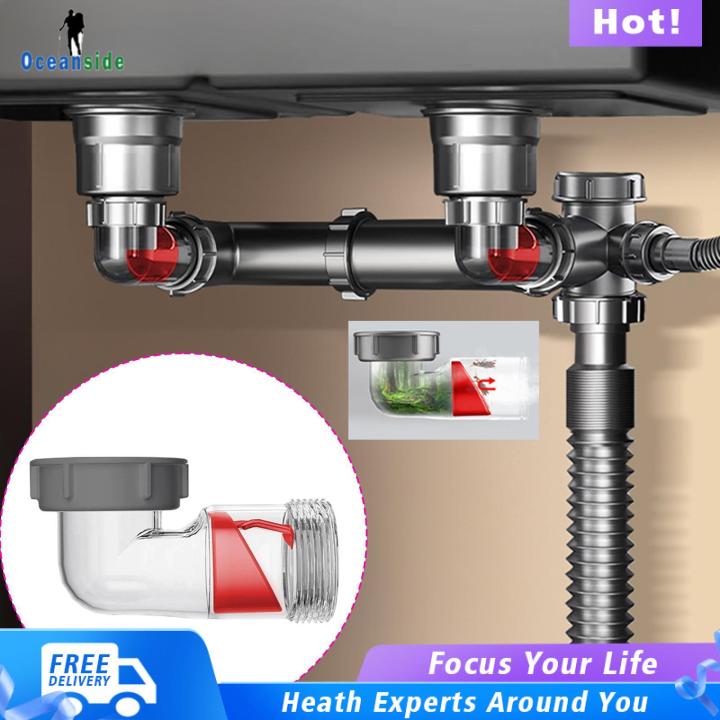 Oceanside Visible Sink Drain Backflow Preventer Sturdy Sink Trap for ...