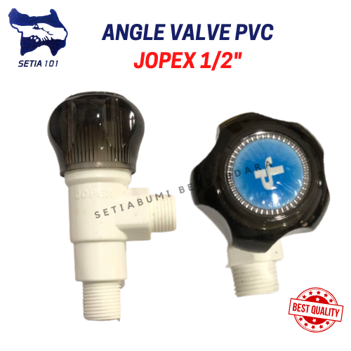 JOPEX 1/2" PVC ANGLE VALVE / ANGLE VALVE PVC JOPEX 1/2"/ JOPEX PVC ...