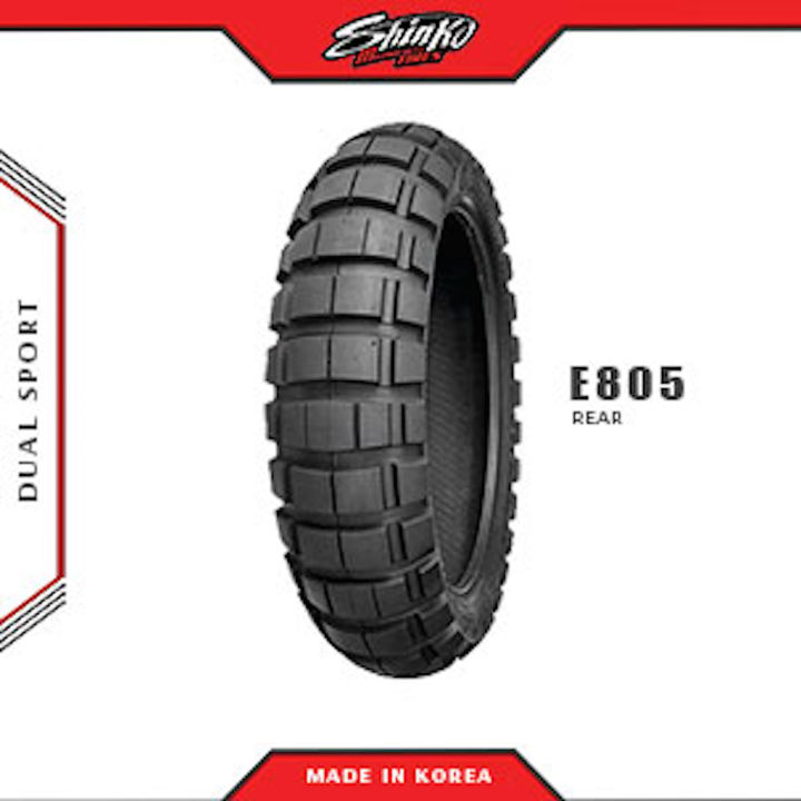SHINKO MOTORCYCLE TIRES E805 150/70B17 Rear TL | Lazada PH