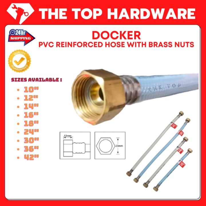 *READY STOCK* DOCKER HIGH QUALITY PVC HIGH PRESSURE FLEXIBLE HOSE ...