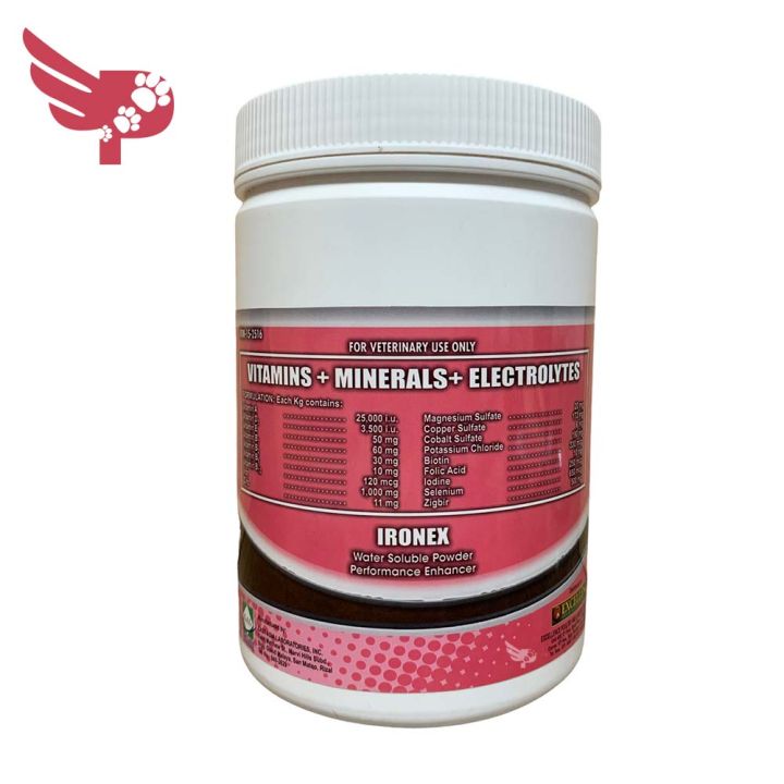 Ironex 1kg - Excellence - For Animals - Pigeon, Chicken, Bird, Rooster ...