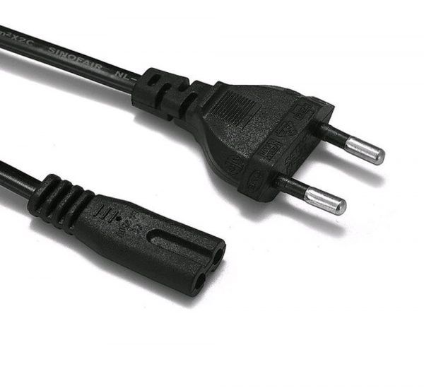 Kabel Power Printer atau kabel Power Laptop 2 Lubang 1,5 Meter | Lazada ...