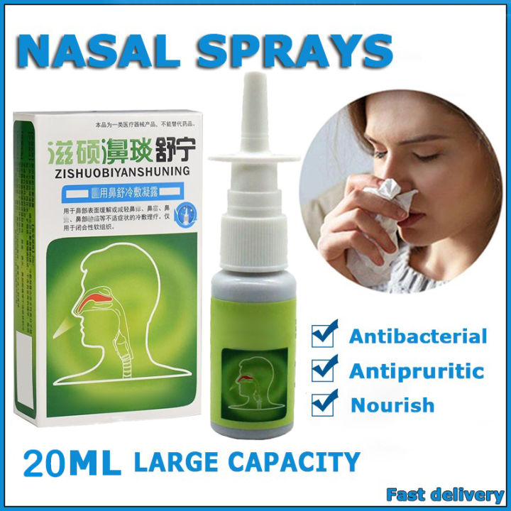 Nasal Spray 20ML for helps treats allergy, sinusitis, clogged and ...