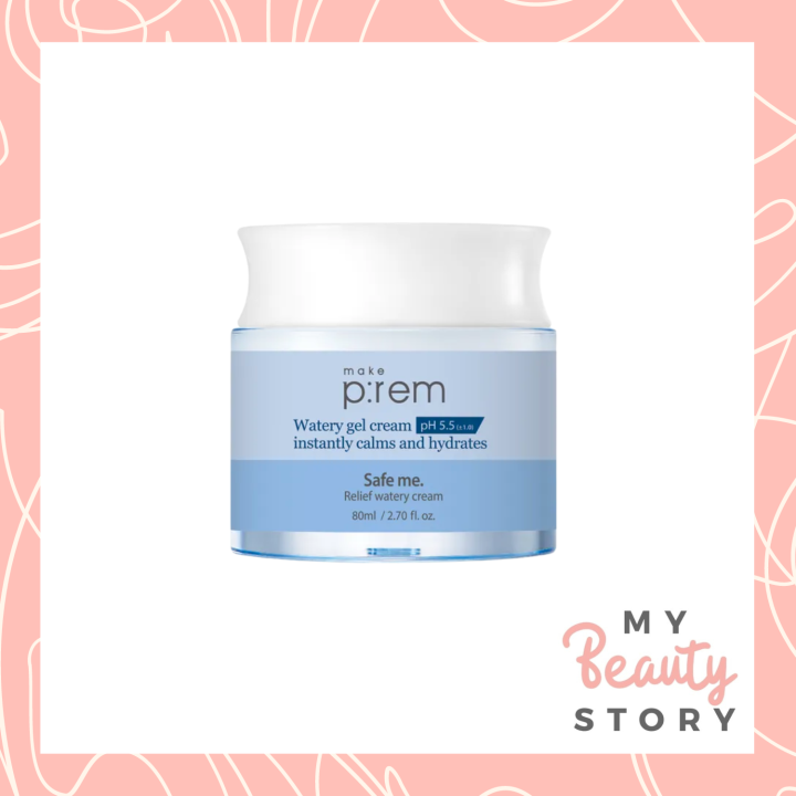make p:rem (prem) Safe Me Relief Watery Cream 80ml | Lazada PH