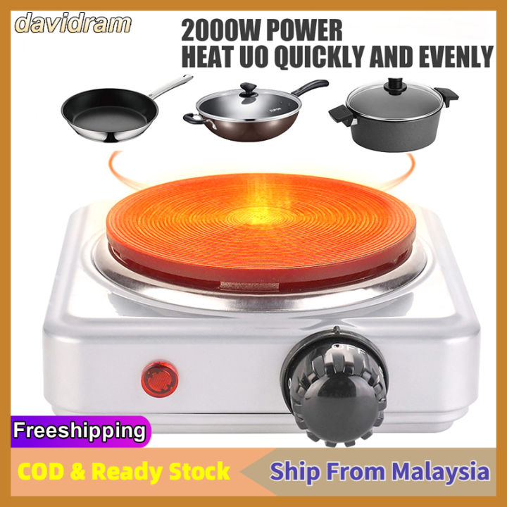 Electric Stove Cooking 1000W Hot Plate Cookware(Like Gas Stove ...