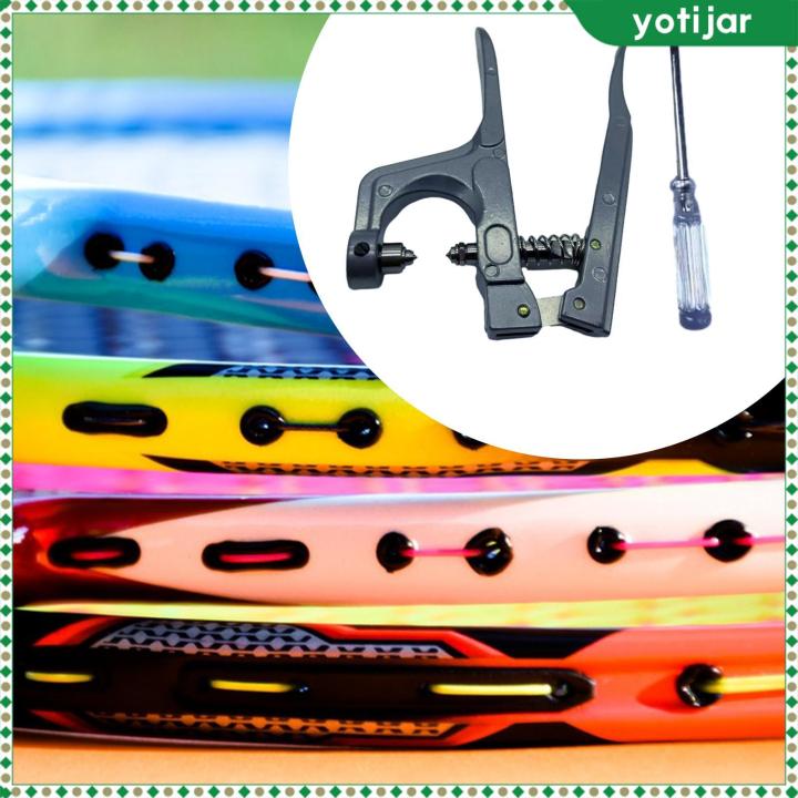 yotijar Badminton Machine String Clamp Pliers Grommet Tool Grommets ...