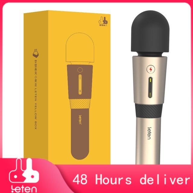 New Fox New Arrive Para Sa Mga Babae Waterproof Vibrator For Women Big Head Magic Wand Av