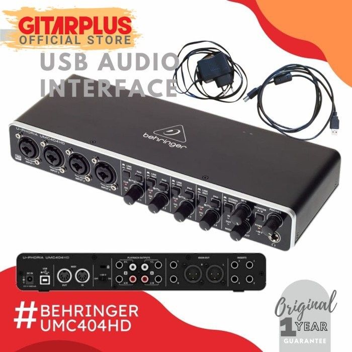 SOUNDCARD BEHRINGER UMC404 HD AUDIO INTERFACE | Lazada Indonesia
