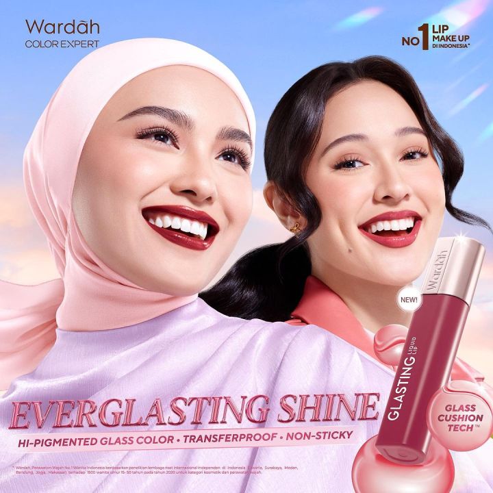 Wardah Glasting Liquid Lip Netto 3,5 gr | Lazada Indonesia