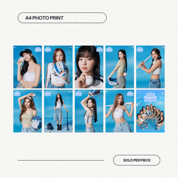 [1Piece] Twice 2024 Fanmeet A4 Photo Print - Mini Poster Unofficial Fanmade Nayeon Momo Sana ...