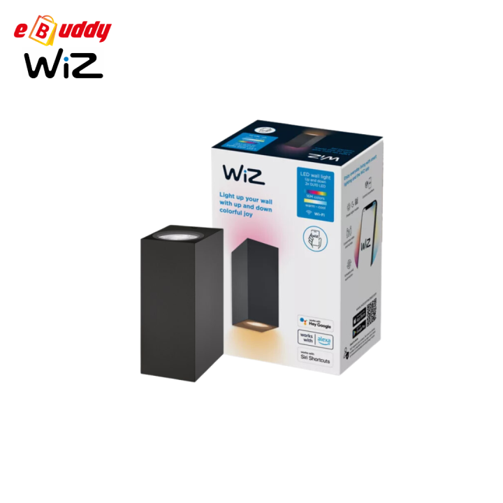 WiZ Up & Down IP20 Wall Spotlight ( 2200K - 6500K + RGB ) | Lazada