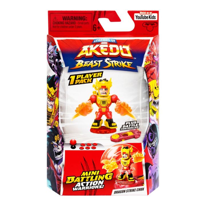 Akedo Legends of Beast Strike Serpent Fury Arena. Battle Your Warriors ...