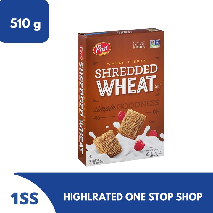 Post Wheat 'N Bran Shredded Wheat Cereal, 510g | Lazada PH