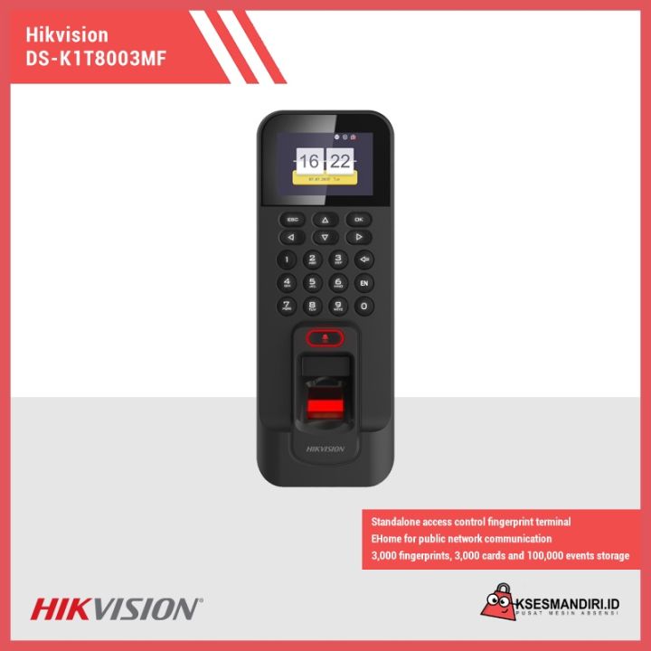 Mesin Access Control Hikvision DS-K1T804AEF | Lazada Indonesia