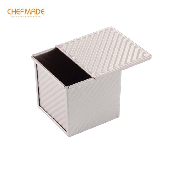 (SG Official Store)Chefmade WK9318 Non-stick Corrugated Square Loaf Pan ...