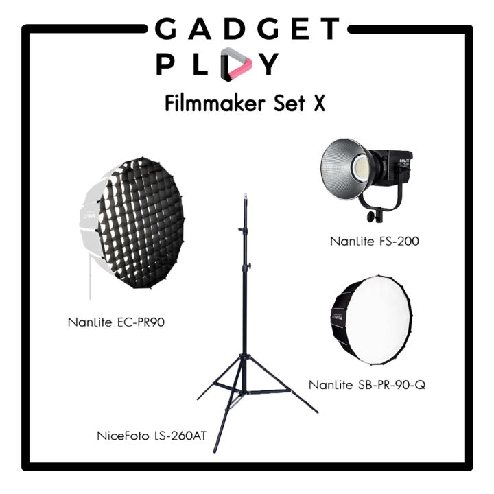 [กรุงเทพ ด่วน 1 ชั่วโมง] ชุดไฟสุดคุ้ม Nanlite - Filmmaker Set X ประกัน ...