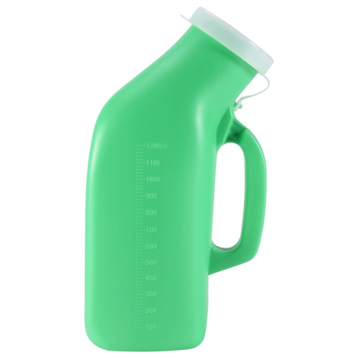 Male Urine Bottle with Lid Autoclavable for Travel Camping Patient 1.2L ...