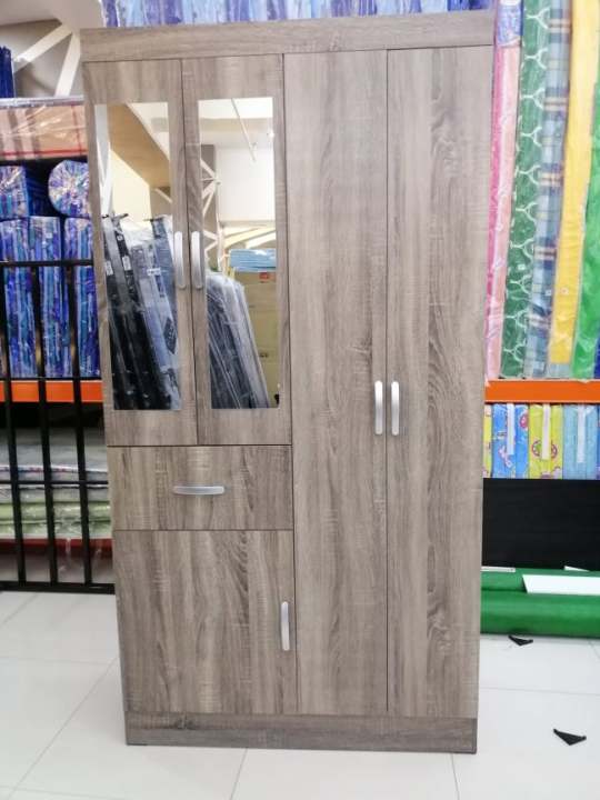 TAILEE - 120066 Door Wardrobe with mirror | Lazada PH