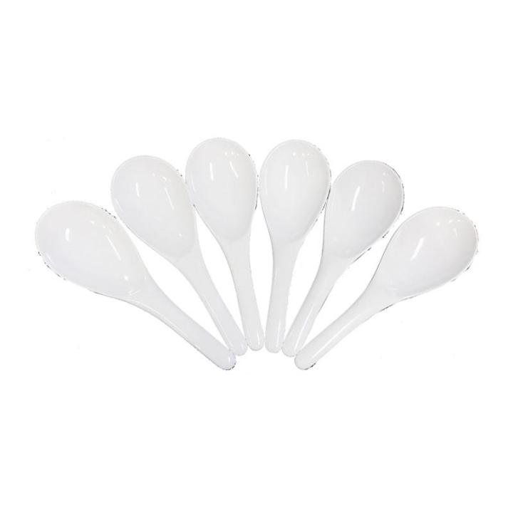 เอโร่ ทัพพีเมลามีน สีครีม 6 ชิ้น ( ARO Melamine Ladle Cream 6 pcs ...