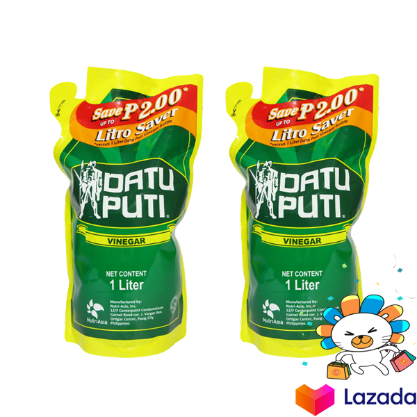 Datu Puti Vinegar 1 Liter 2 Pouch | Lazada PH