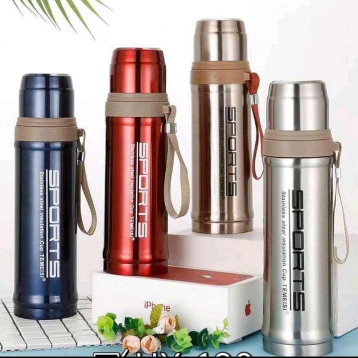 Termos Air Panas Termos Sport Bahan Steinless Kapasitas 750ML BPA FREE ...