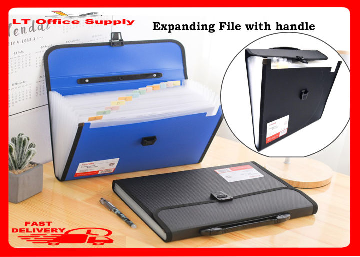 TRANBO EXPANDING FILE FOLDER DOCUMENT SIZE LONG AND A4 (LT OFFICE ...