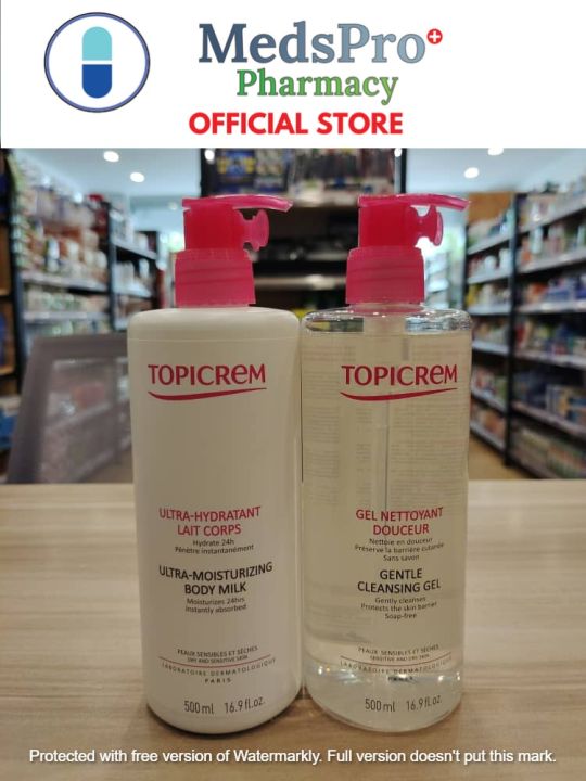 TOPICREM Ultra-Hydratant Ultra Moisturizing Body Milk 500ml/ Gentle ...