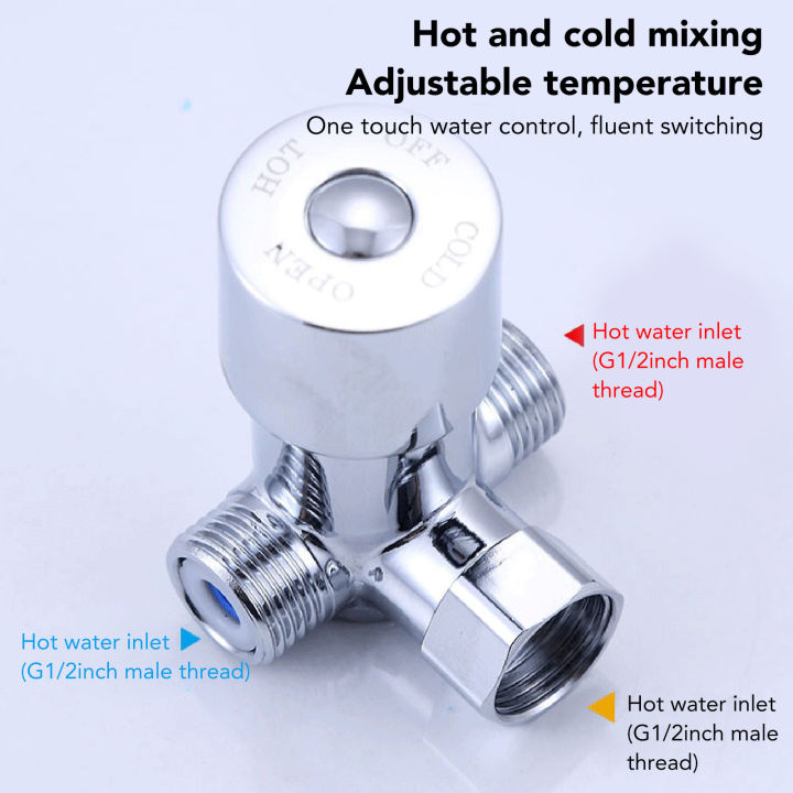 Water Mixing Valve Professional Temperature Adjustment Easy ...