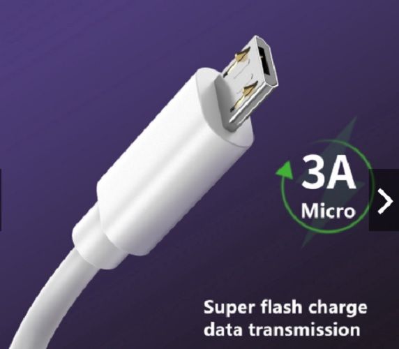 Micro USB Cable Android 3A Fast Charging data transfer USB Cable for ...