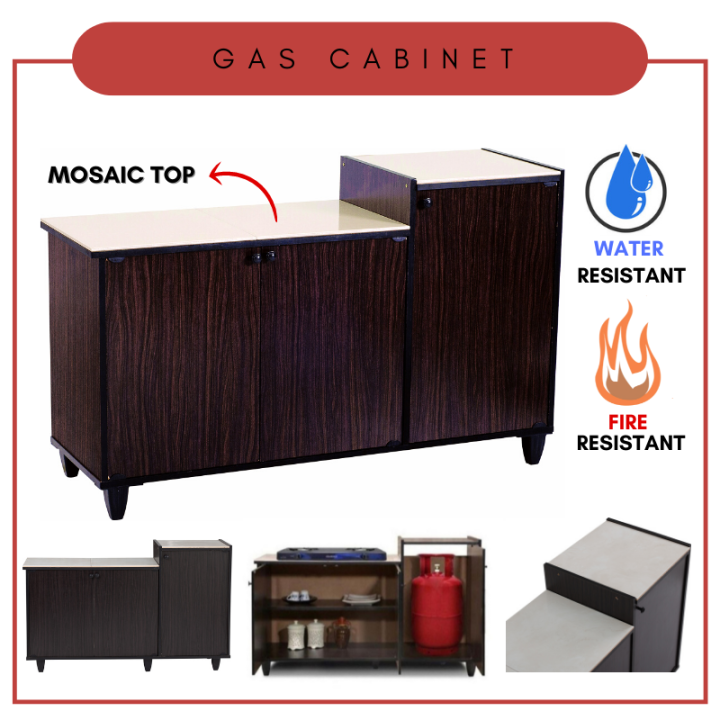 ALiST - FREY Gas Cabinet / Almari Gas / Mosaic Marble Gas Cabinet ...