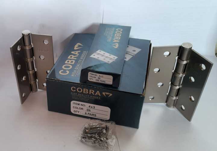 ENGSEL PINTU/ ENGSEL KUPU-KUPU COBRA 4" | Lazada Indonesia