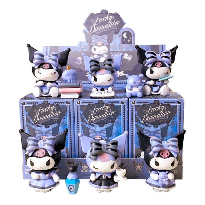 6Pcs/Set Magic Kuromi Series Sanrio Kuromi Q Version Figures Dolls ...