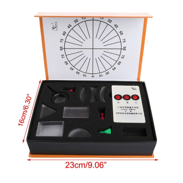 Optical Concave Convex Lens Prism Set Physical Optical Kit Laboratory ...