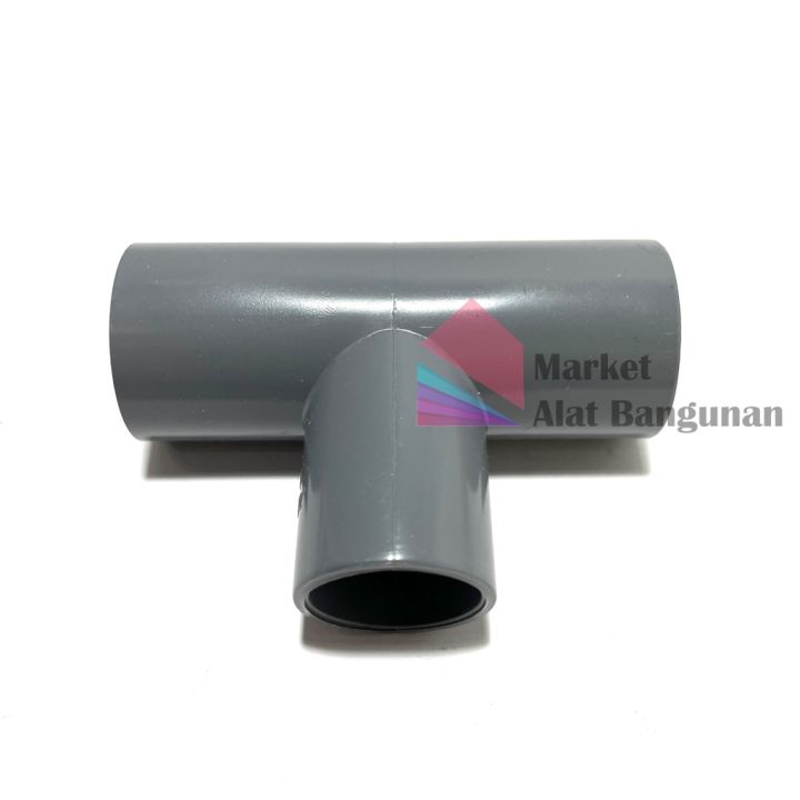 (PER 10PCS) Tee 3/4" x 1/2" PVC Merk JAYA / Sambungan T Pipa Paralon 3/ ...