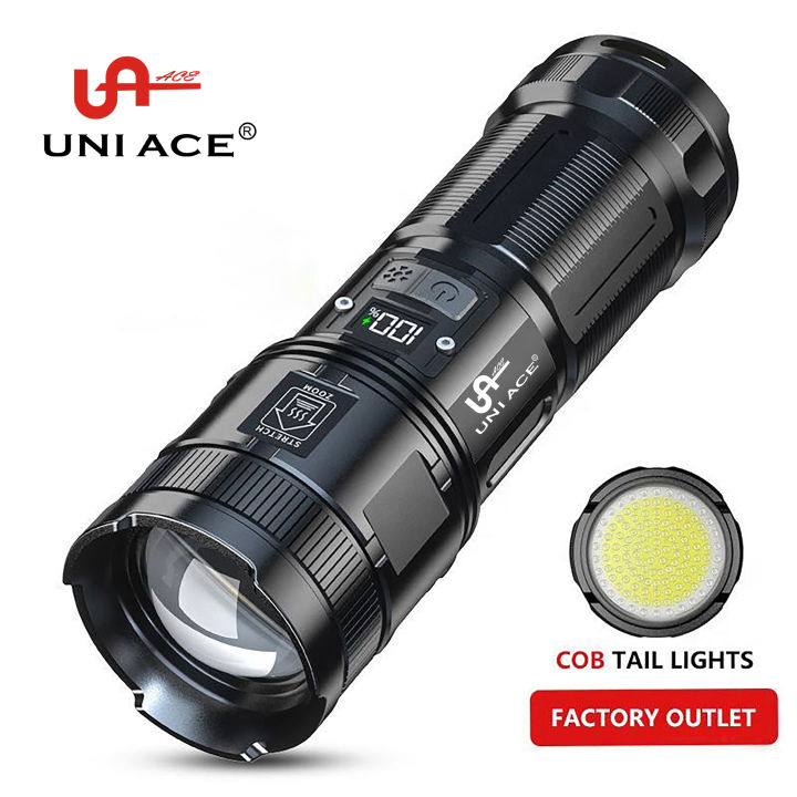 Rechargeable LED Flashlight 3500lm P90 Multifunction Waterproof with ...