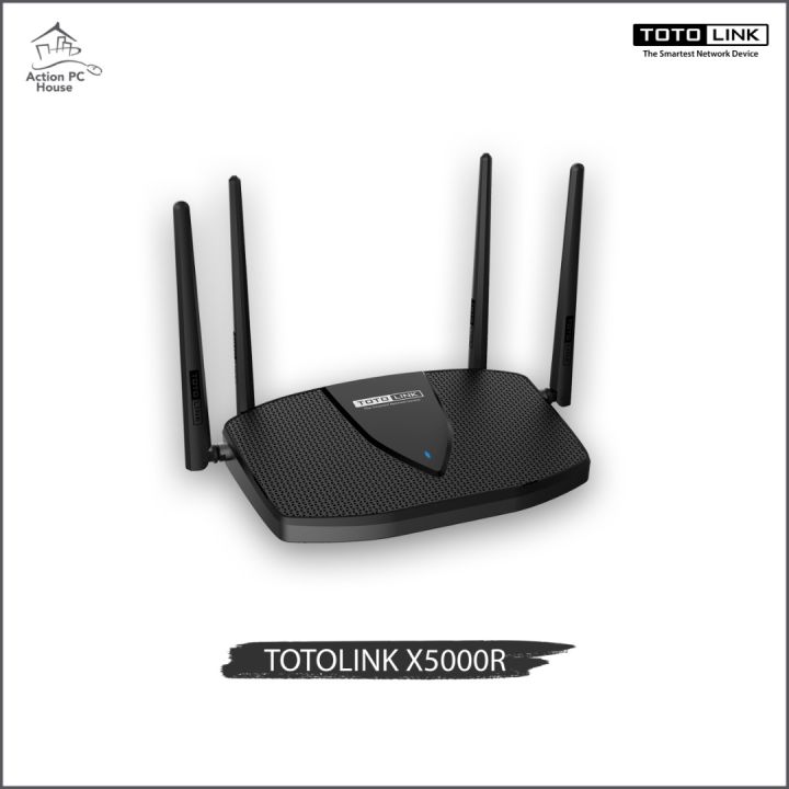 TOTOLINK X5000R WIRELESS ROUTER (DUAL-BAND GIGABIT AX1800) / (WIFI 6) | Lazada