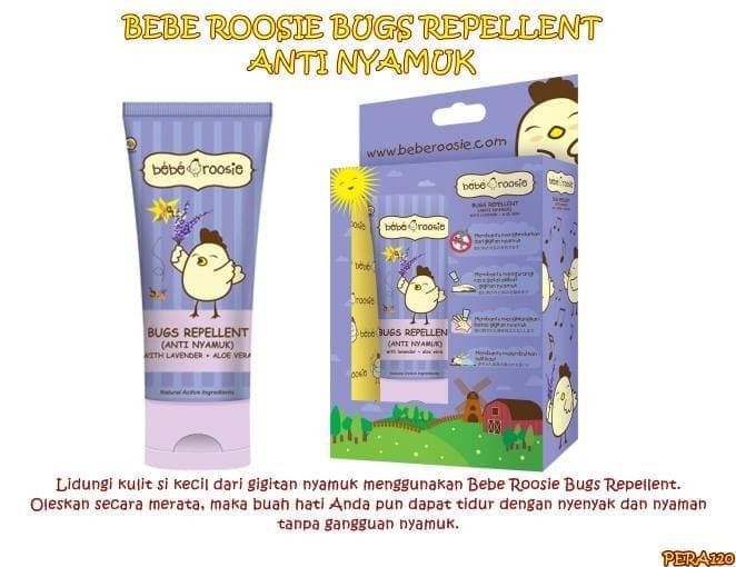 Bebe Roosie Bugs Repellent / Bebe Roosie Lotion Anti Nyamuk | Lazada ...