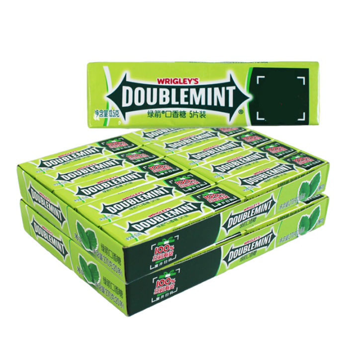 Green arrow mint chewing gum fruit original 100 tablets packed with 40 ...