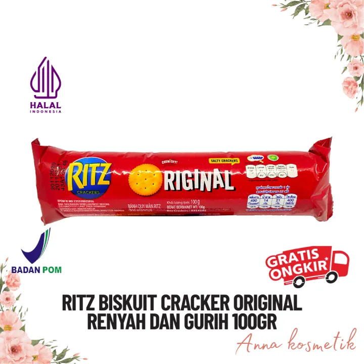 Ritz Biskuit Cracker Original Renyah dan Gurih 100gr | Lazada Indonesia