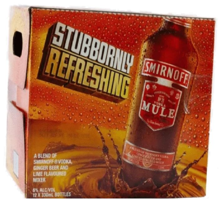 Smirnoff Mule Lime Ginger Beer & Vodka Cocktail 12 x 330mL | Lazada PH