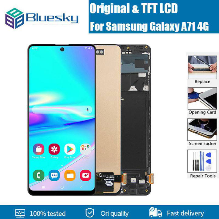 Bluesky 100% Original AMOLED For Samsung Galaxy A71 LCD Touch Digitizer ...