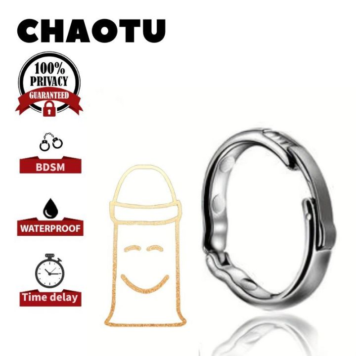 Magnet Cock Ring Metal Penis Sleeve For Male Extender Penis Enlargement ...