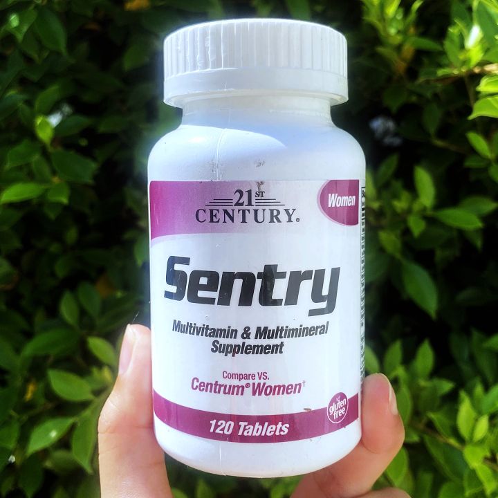 วิตามินและแร่ธาตุรวม Sentry Women Multivitamin & Multimineral ...