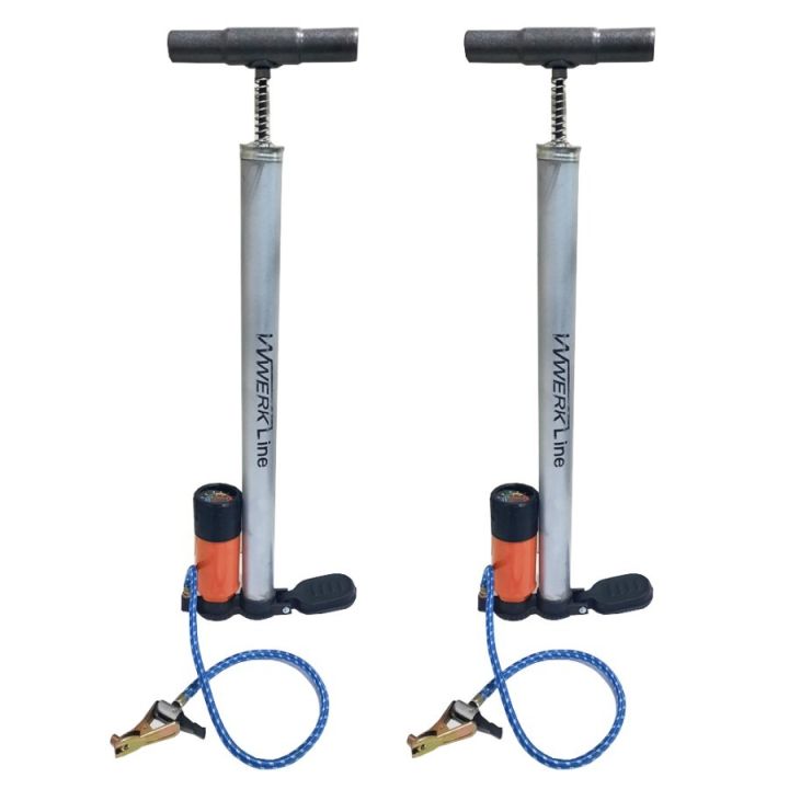 Pompa Ban Sepeda dan motor manual hidrolik tangan tabung oren paking ...