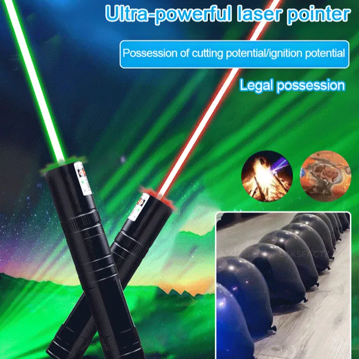 Laser Pointer Light Waterproof Red and Green Single Point Laser ...