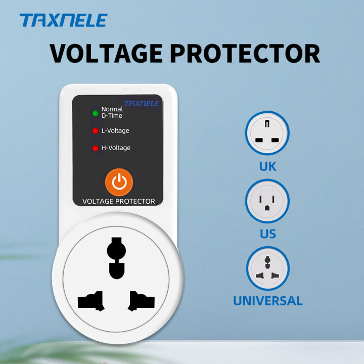 Automatic Voltage Protector Socket Switcher AC 220V 16A Power Surge ...