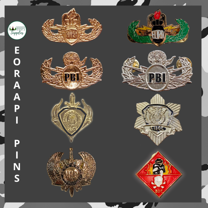 EORAAPI | EORA, PBI, IAOT, CISOC, BDC, VIP Pins/Insignia | Lazada PH