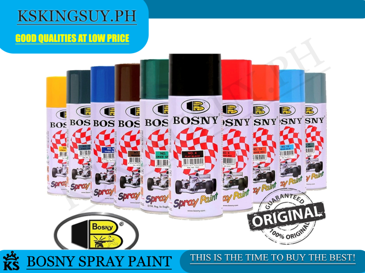 BOSNY SPRAY PAINT 100% GUARANTEED ORIGINAL | Lazada PH